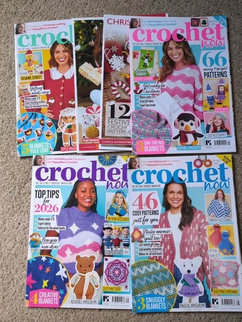 BUNDLE OF 4 Crochet Now Magazines Issues 126, 127, 128, 129 £5.45 ...