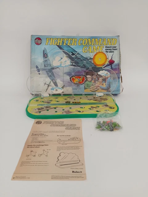 RARE VINTAGE AIRFIX Fighter Command 3D Game 1970s Board Game Family Fun ...