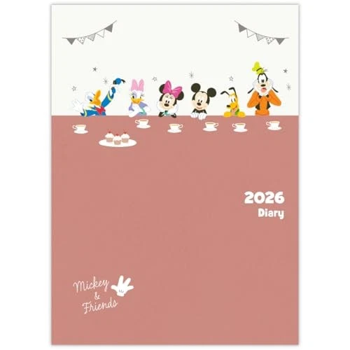 HALLMARK DISNEY 2026 A5 Monthly Family Planner 845834 (Starts December ...