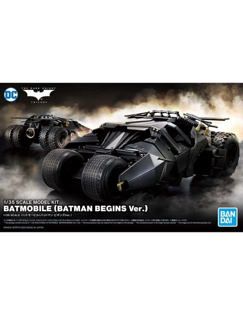 BATMAN BEGINS BATMOBILE 1/35 Model Kit Montage Dc Comics Sideshow ...