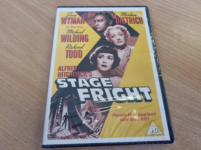 STAGE FRIGHT [1950] [DVD] Marlene Dietrich, Jane Wyman (Sealed) EUR 4 ...