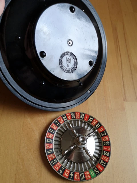 25 CM ROULETTE Kessel MADE IN GERMANY mit Zahlenrad aus Metall EUR 89 ...