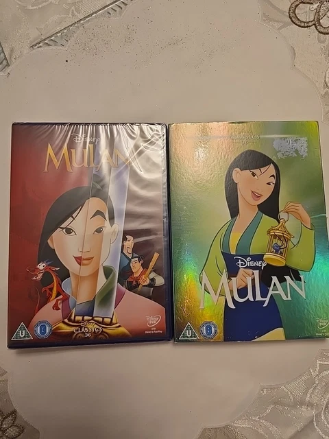 DISNEY CLASSICS #36 Mulan Dvd Limited Edition O Ring Sleeve New Sealed ...