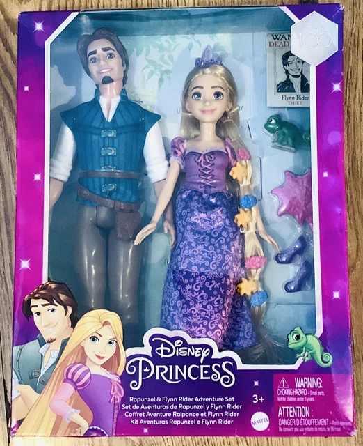 DISNEY PRINCESS RAPUNZEL and Flynn Rider Adventure Set Dolls with ...