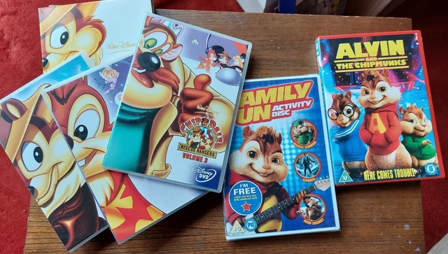 DVD BUNDLE-ALVIN & The Chipmunks The Chip N Dale Rescue Rangers £4.87 ...