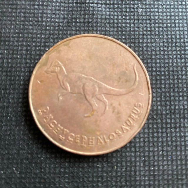 TETLEY THE LOST World Collector Dinosaur Coin 1997 : Pachycephalosaurus ...