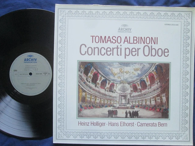TOMASO ALBINONI CONCERTI per Oboe 7 Heinz Holliger Hans Elhorst ...