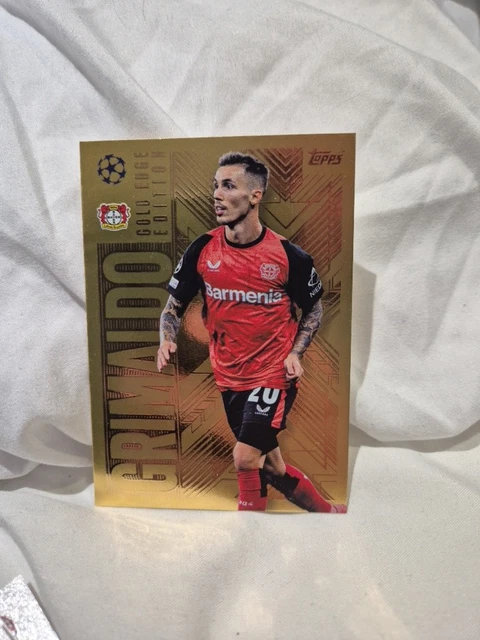 MATCH ATTAX EXTRA 2025 24/25 Gold Edge Alejandro Grimaldi - Leverkusen ...