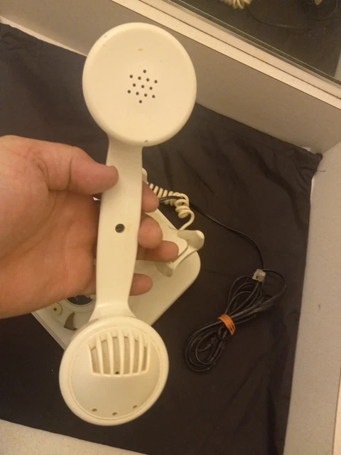 VINTAGE GRAND PHONE Corded Push Button with Flash Redial Ivory £27.35 ...