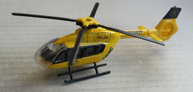 MAJORETTE EUROCOPTER EC145 Hubschrauber gelb ADAC Luftrettung Notarzt ...