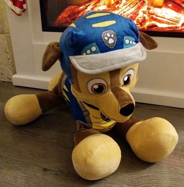 PAW PATROL CHASE Large Jumbo 25" Long Plush Soft Cuddly Toy Teddy ...