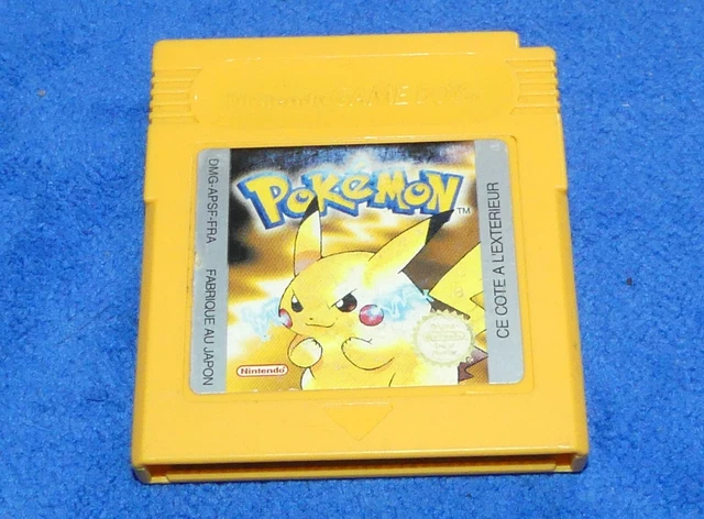 JEU POKEMON JAUNE sur Game boy Color OFFICIEL FRA Pile OK EUR 42,95 ...