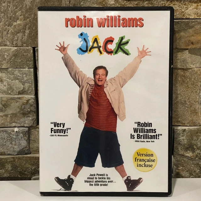 ROBIN WILLIAMS JACK DVD 1996 Comedy Movie English French Subtitles NTSC ...