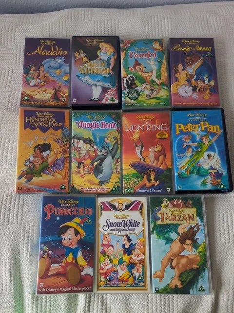 BUNDLE OF 11 Walt Disney Classics VHS tapes £20.00 - PicClick UK