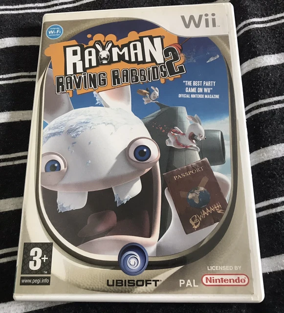 RAYMAN RAVING RABBIDS 2 - Nintendo Wii (PAL, 2007) With Instruction ...