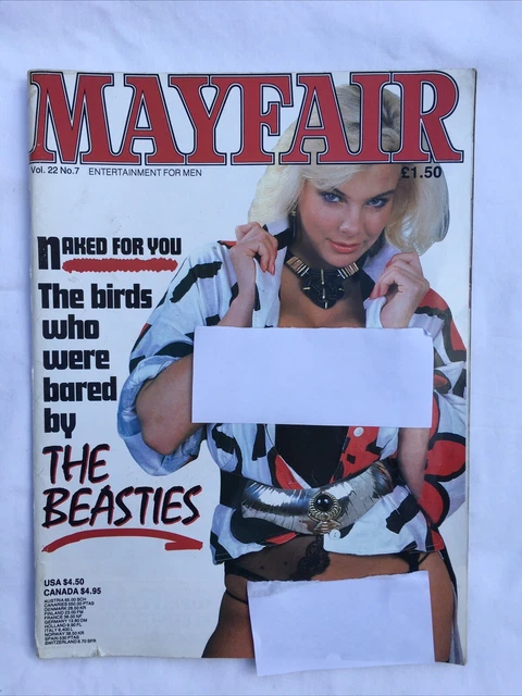 MAYFAIR MAGAZINE -VINTAGE 1980's - Vol.22 No.7 £19.95 - PicClick UK