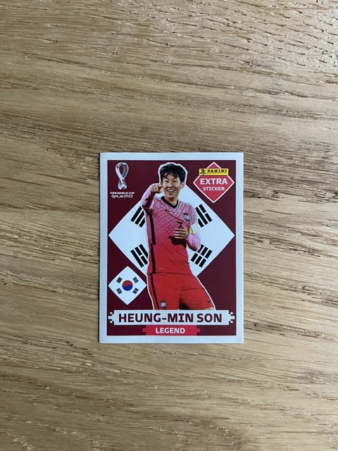 PANINI FIFA WORLD Cup Stickers 2022 Heung-Min Son Legend Extra Sticker ...