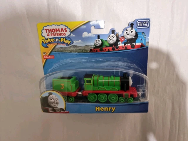 THOMAS THE TANK Engine & Friends TAKE ALONG N PLAY HENRY DIECAST TRAIN ...
