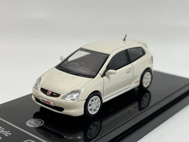 HONDA CIVIC TYPE R EP3 Championship White RHD 1:64 Scale Paragon 64 ...
