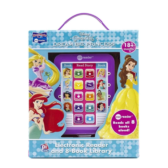 DISNEY PRINCESS DREAM Big Princess Me Reader and 8 Book Library Ariel ...