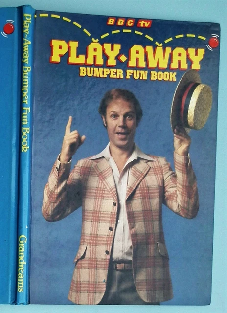 PLAY-AWAY BUMPER FUN BOOK First 1981 vintage book BBC TV 80s Play Away ...