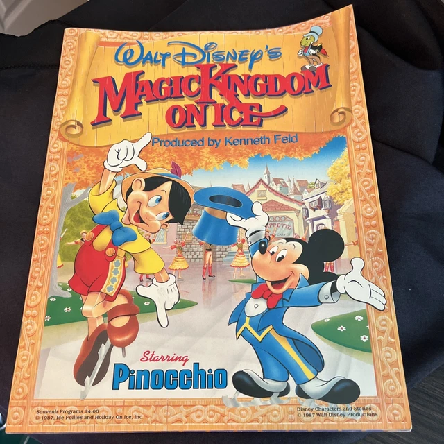 WALT DISNEY’S MAGIC Kingdom On Ice 1987 Souvenir Program Book £12.23 ...