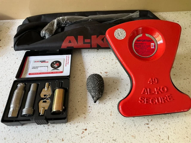 ALKO ALCO CARAVAN Wheel Lock Kit No 49. New/Unregistered £189.95 ...