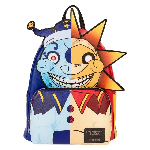 LOUNGEFLY FIVE NIGHTS at Freddy's Security Breach Sun & Moon Backpack ...