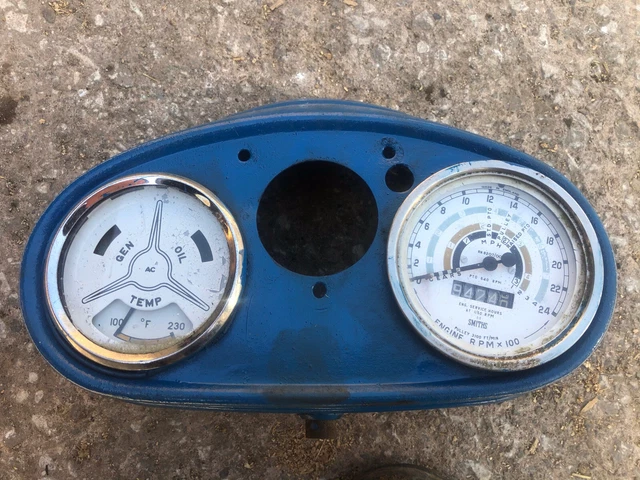 FORDSON SUPER/POWER MAJOR tractor rare dashboard with original ac ...