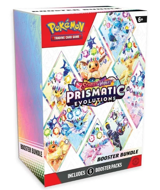 POKÉMON TCG SCARLET & Violet Prismatic Evolutions Booster Bundle $110. ...
