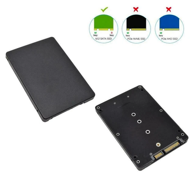 CADDY BOÎTE ADAPTATEUR SSD SATA 2280 2242 2260 2230 Avec SSD Msata 240 ...