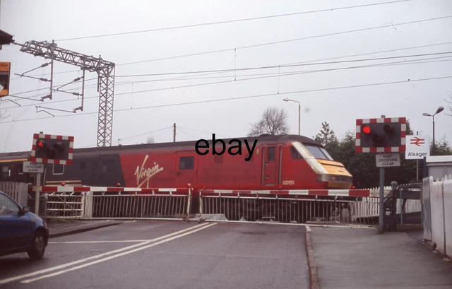 35MM TRAIN SLIDE- Virgin Electric Loco Class 82. 82151 @ Alsager £3.25 ...