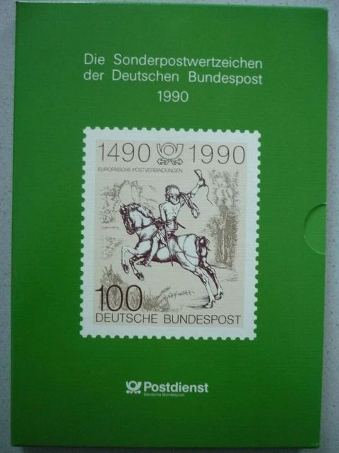 DIE SONDERPOSTWERTZEICHEN DER Deutschen Bundespost 1990, komplett im ...