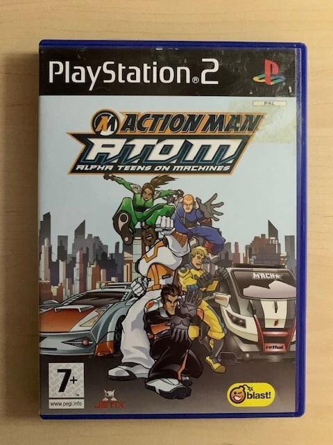 PLAYSTATION 2 ACTION Man ATOM Alpha Teens on Machines PS2 Game £5.95 ...