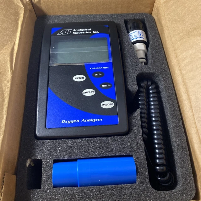 ANALYTICAL INDUSTRIES AII 2000 A O2 Oxygen Analyzer / Monitor $199.99 ...