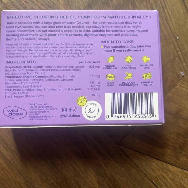 BLOATING RELIEF | Vegan Formula | Gut Health Support | A dose for ...