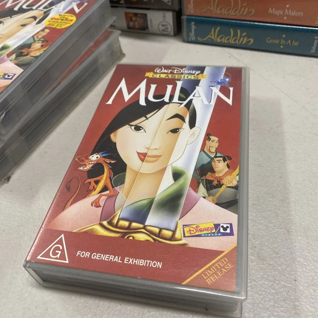 MULAN ON VHS Cleaned And Tested EUR 7,24 - PicClick FR