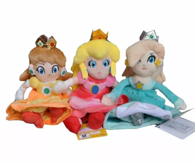 Super Mario Bros Princess Peach Rosalina Daisy Plush Toys Stuffed Doll