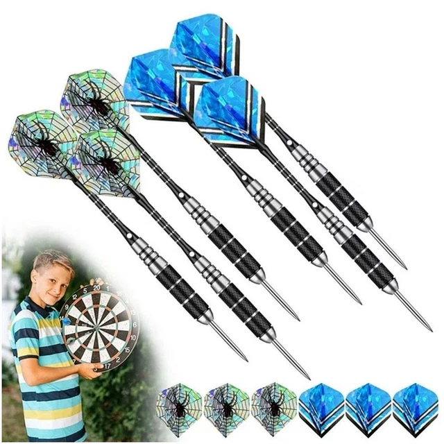 Dart Flights For Steel Tip 18-Pack Steel Tip Darts Set - Professional ...
