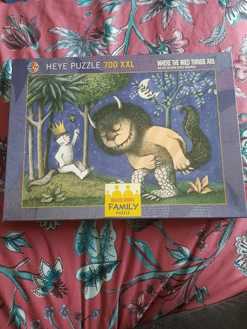 MAURICE SENDAK WHERE The Wild Things Are Family Puzzle 700 Pieces £16. ...