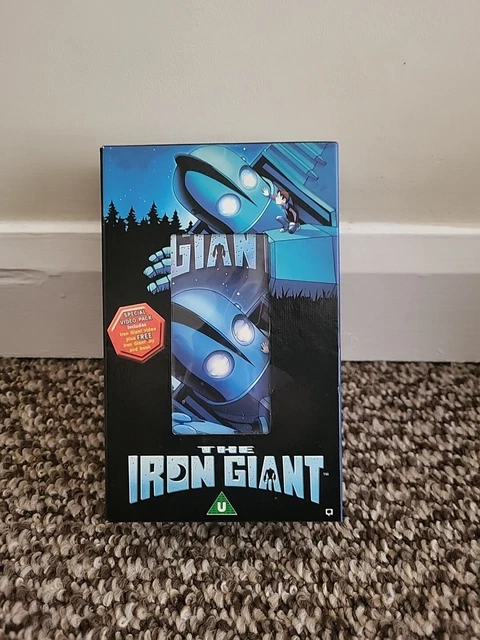 THE IRON GIANT Box VHS Set including exclusive Toy Figure, Book 1999 ...