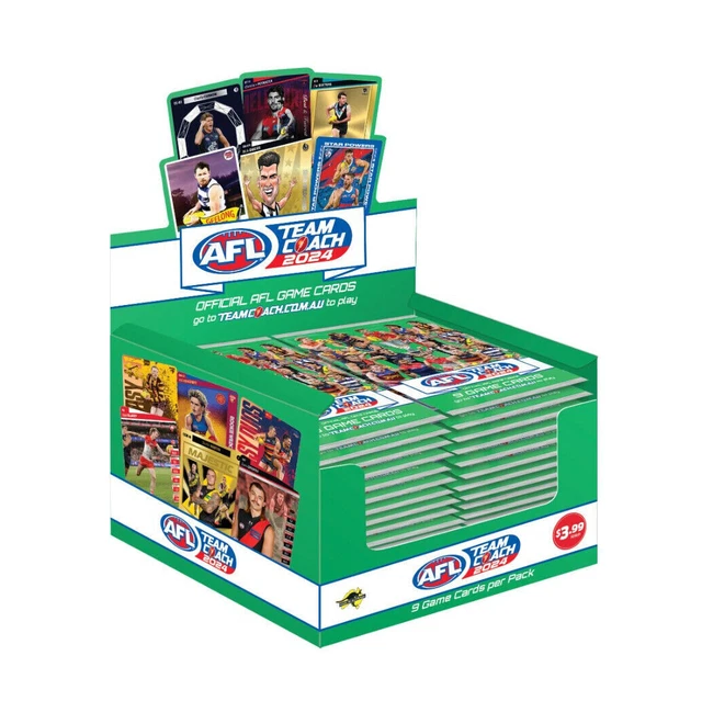 3 X 2024 AFL TEAMCOACH TEAM COACH FOOTY TRADING CARDS SEALED BOXES £236 ...