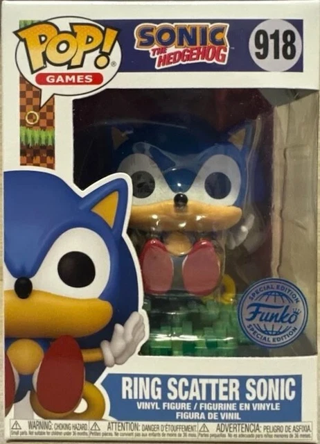 SONIC THE HEDGEHOG - Ring Scatter Sonic #918 Funko Pop Vinyl Figure NEW ...