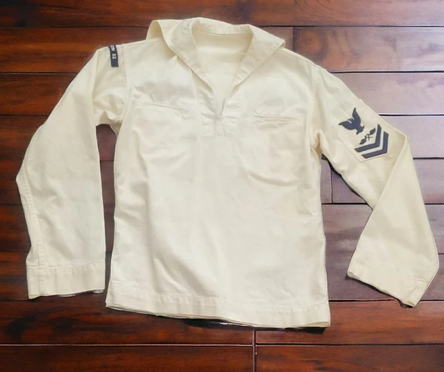 WW2 US NAVY Petty Officer 2nd Class Aviation Metalsmith White Uniform ... WW2 US NAVY Petty Officer 2nd Class Aviation Metalsmith White Uniform ...