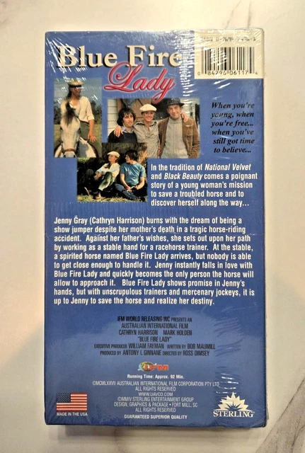 BLUE FIRE LADY (VHS,2004) Starring Cathryn Harrison and Mark Holden ...