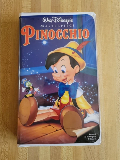 PINOCCHIO WALT DISNEY Masterpiece Classic VHS 1993 EUR 6,03 - PicClick FR