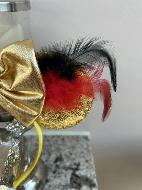 DISNEY INSPIRED PIRATE Ears Headband Gold With Gold Satin Bow ...