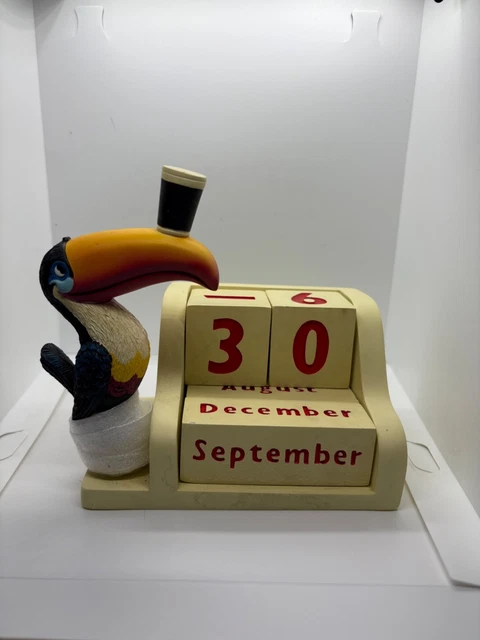 VERY RARE GUINNESS Perpetual Toucan Calendar (Heritage vintage range ...