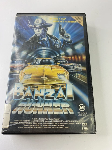 BANZAI RUNNER VHS Ex-Rental VHS Video Rare Medusa CBS Fox EUR 30,59 ...