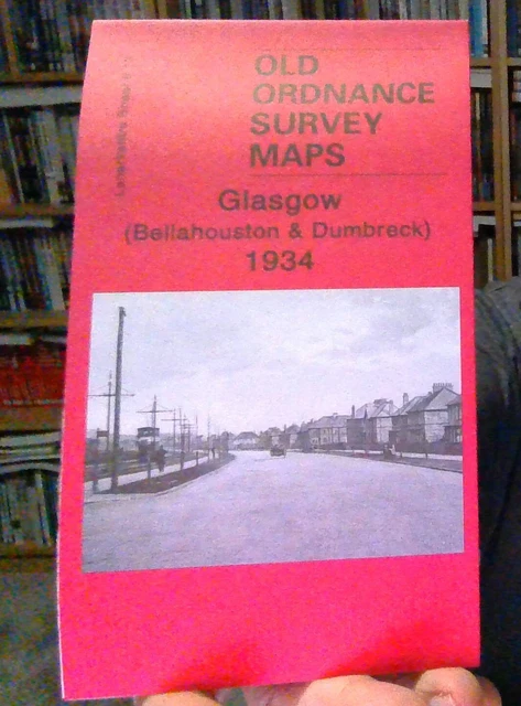 MAP OF GLASGOW (Bellahouston and Dumbreck) 1934: Lanarkshire Sheet 6.13 ...